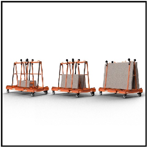 TROLLEY - GLASS 2.5T (2.4M x 1.2M x 2.38M) #317027 | LIFT and SHIFT ...